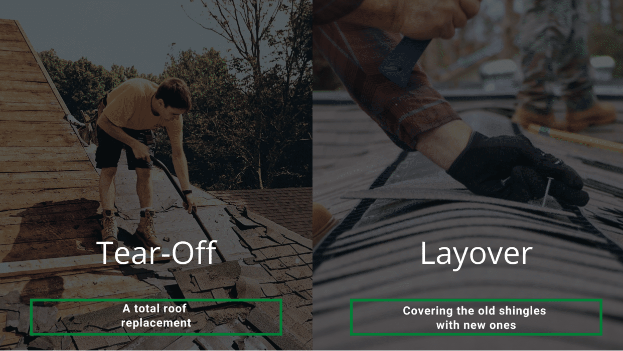 Tear-Off Roof vs. a Layover Roof: Which is Best for Me? - Rescue My Roof