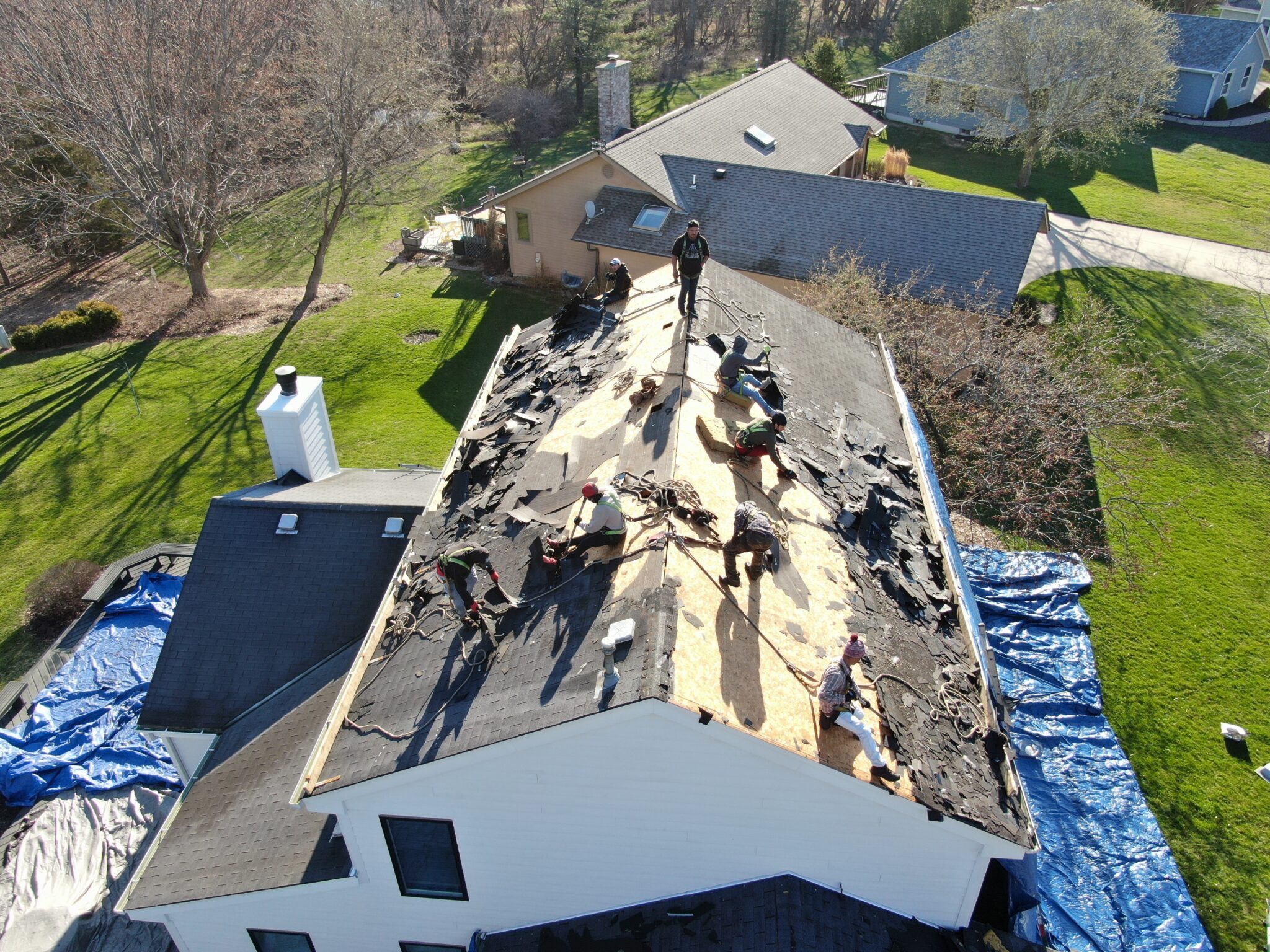 Roof Replacement Clean-Up: How Contractors Clean Your Property - Rescue ...