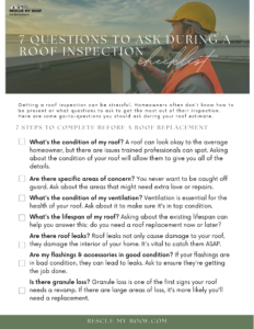 7 Essential Questions To Ask A Roof Inspector - Rescue My Roof