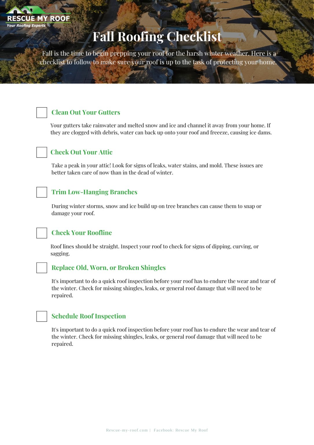 6 Reasons Fall is the Best Season for a Roof Replacement - Rescue My Roof