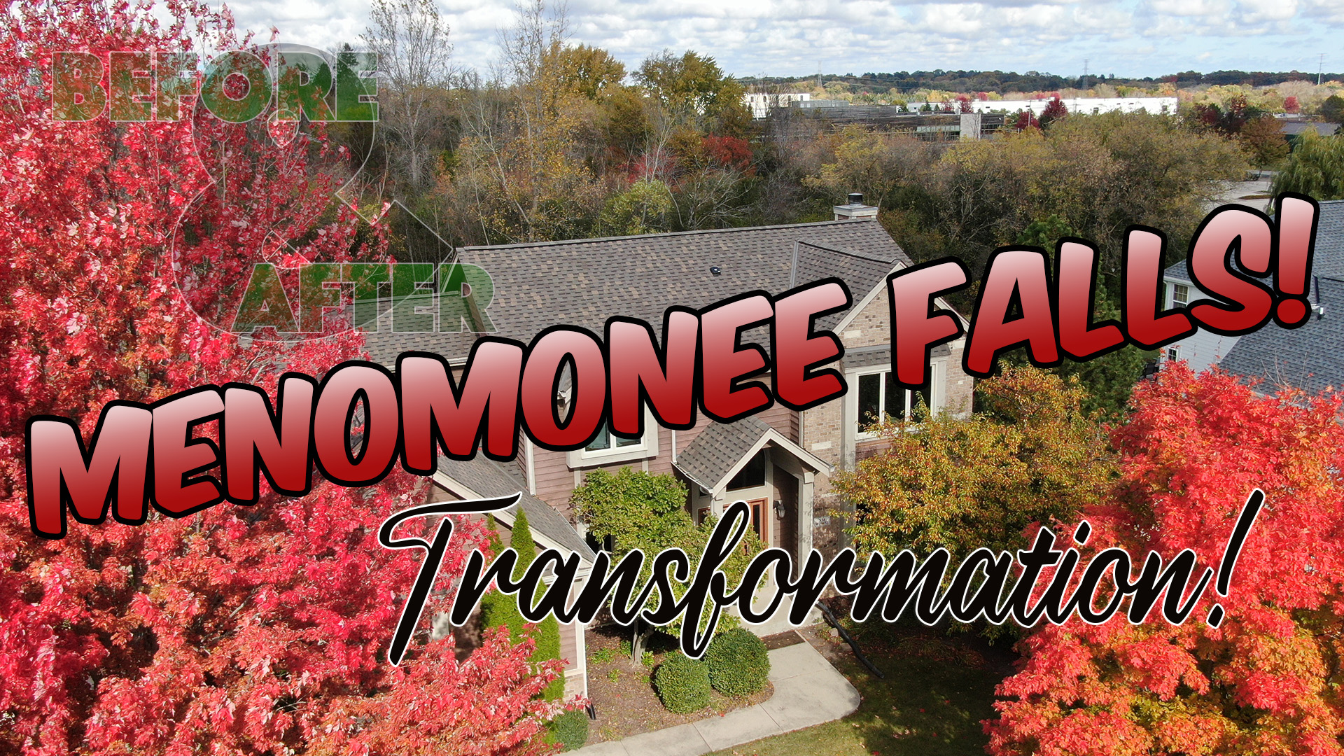 Before and After: Weathered Shadow — MENOMONEE FALLS - Rescue My Roof